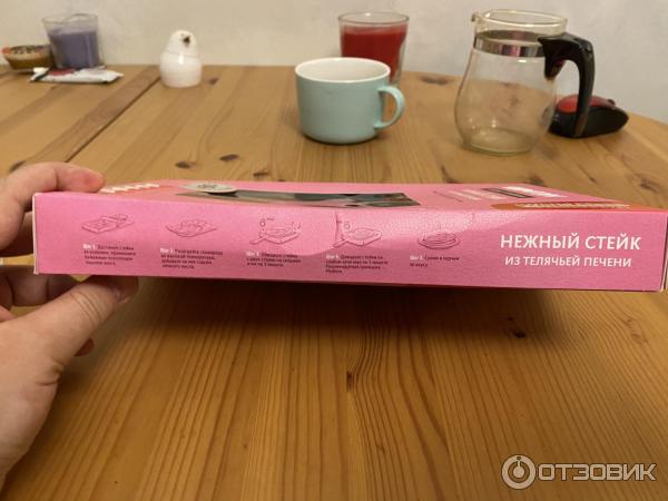 Отзыв о Нежный стейк из телячьей печени Мираторг | Нежнятинка и ...