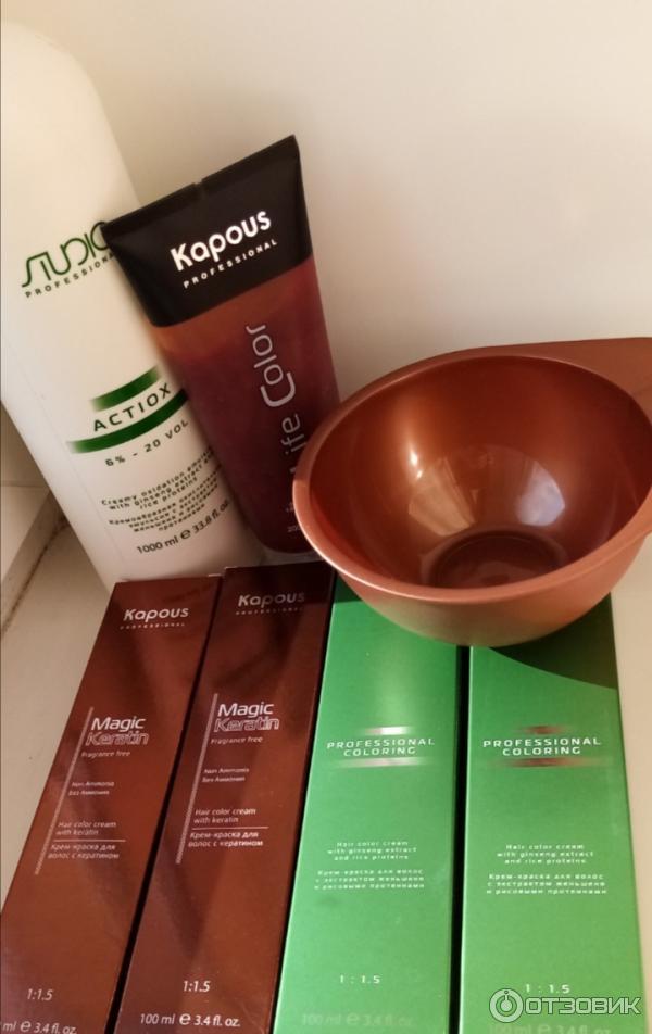 Отзыв о Кремообразная окислительная эмульсия Kapous Professional ...