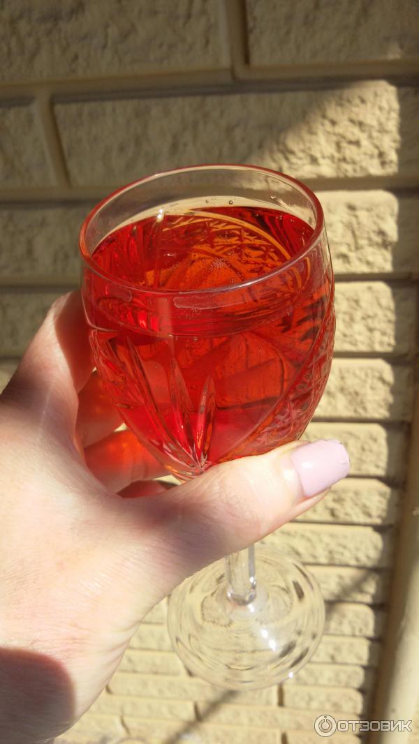 Отзыв о Вино полуигристое полусухое розовое Valmarone Lambrusco Rose ...