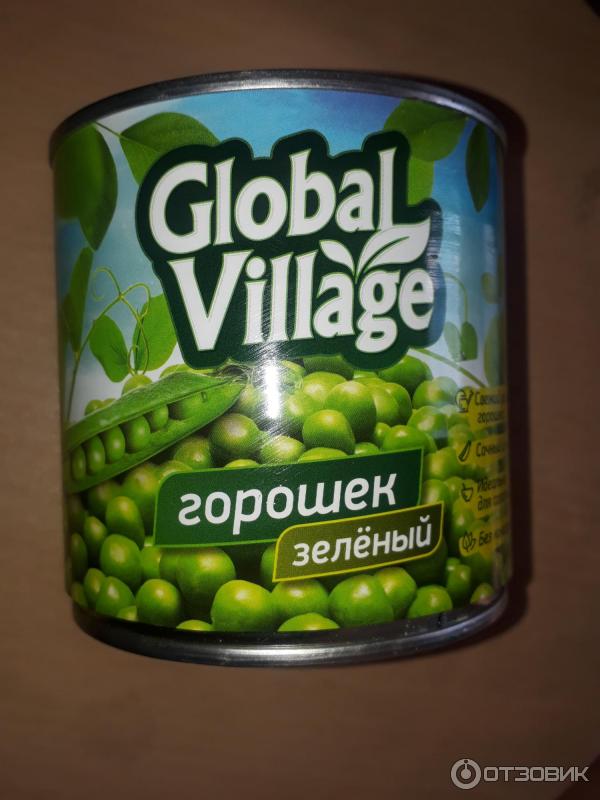 Отзыв о Зеленый горошек Global Village | Без вредностей в составе.