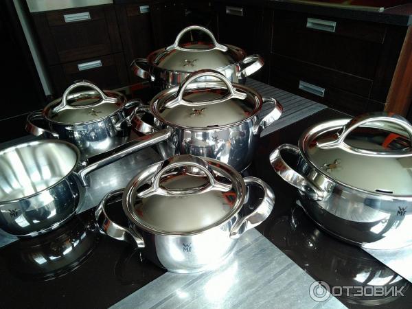 Отзыв о Набор кастрюль из нержавеющей стали WMF Concento | Космическая ...